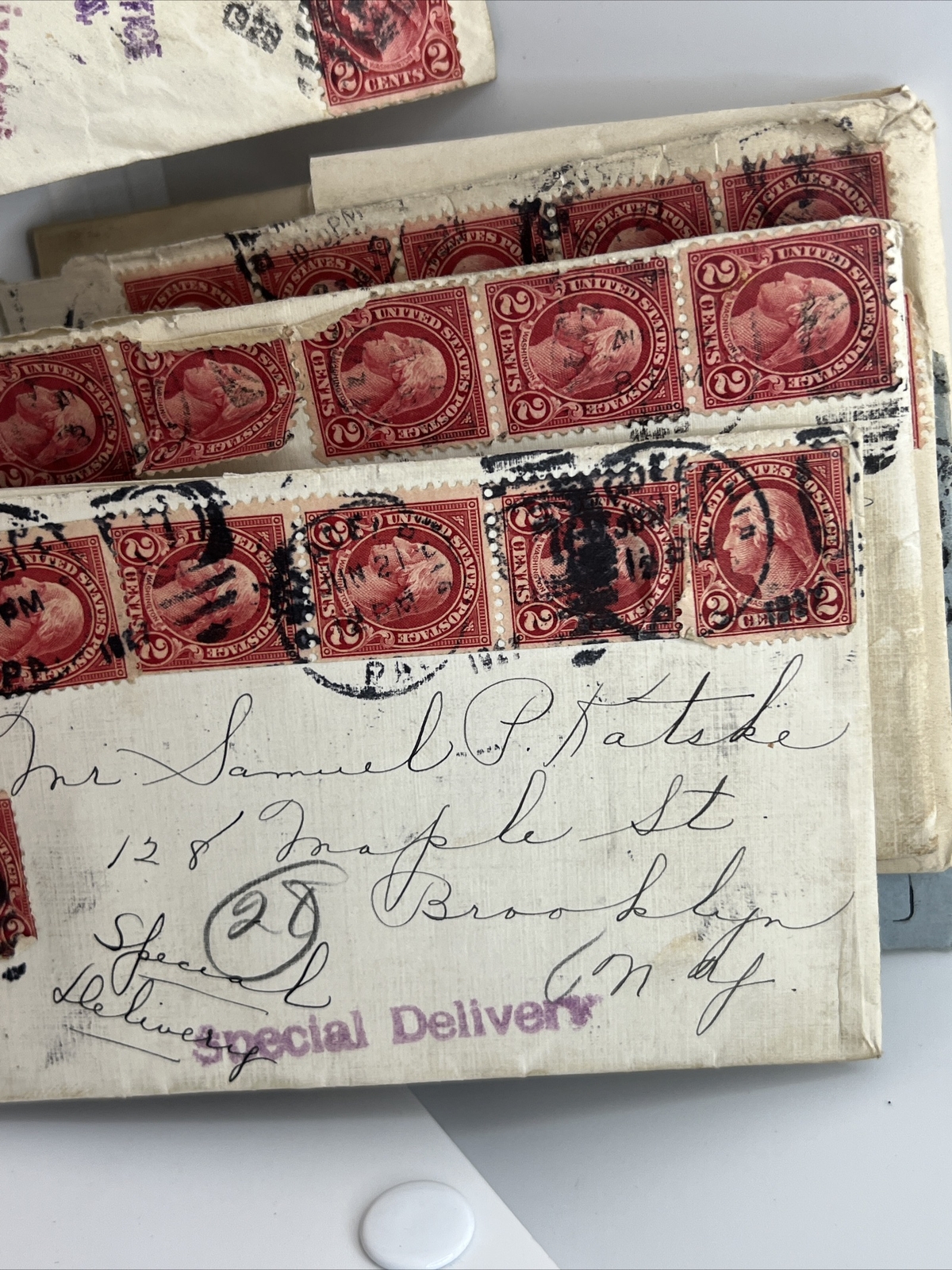 1920s special delivery stamped envelopes cancel stamps | eBay