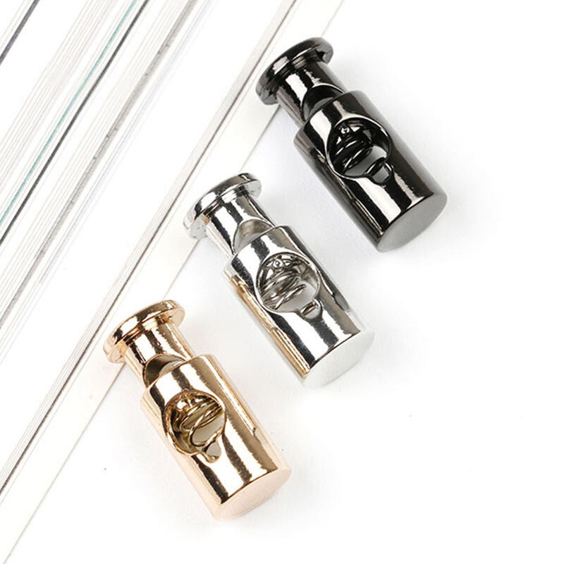 10Pcs Drawstring Stopper Cord Locks Single Double Hole Toggles for Bags ...