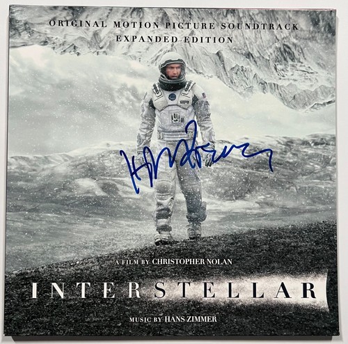 Hans Zimmer Signed ACOA Autograph Album Record Vinyl Interstellar ...