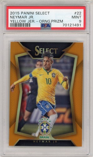 2015 Panini Select Neymar Jr. Orange Prizm /149 PSA 9 | eBay Australia