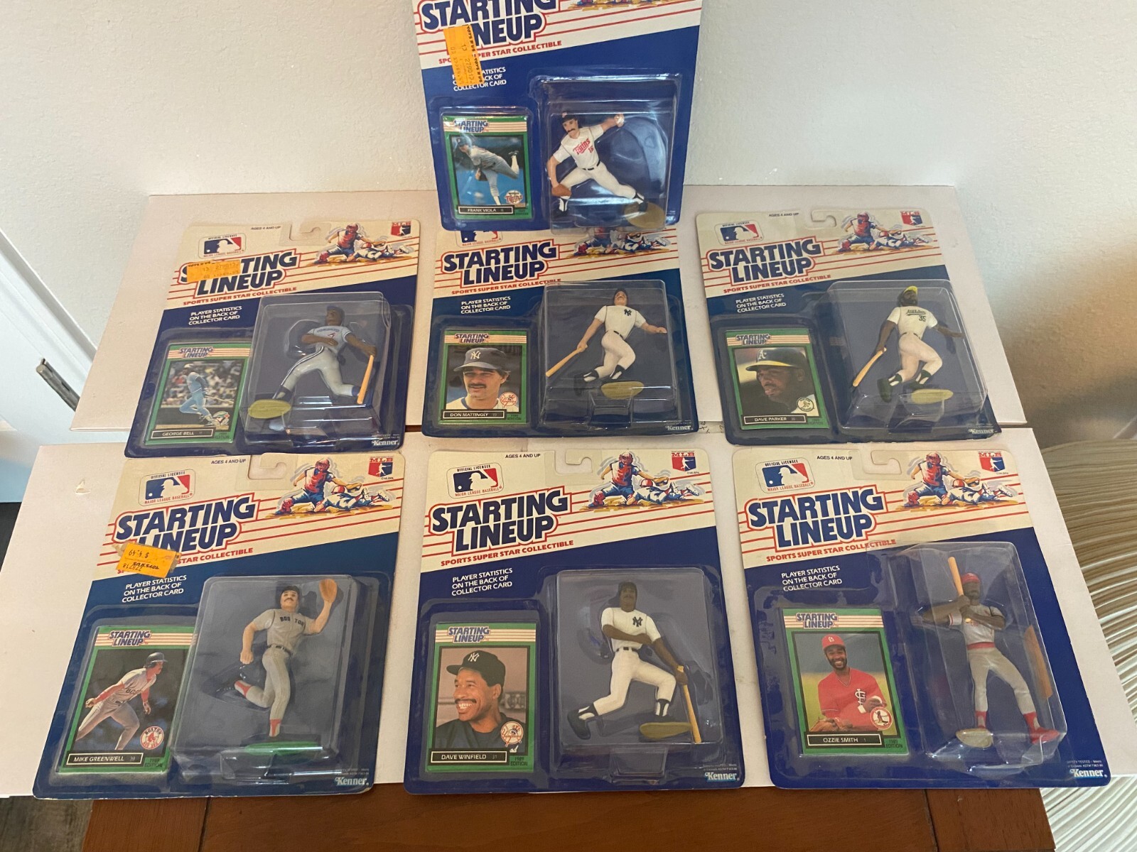 Kenner Starting Lineup 1989 Series Baseball Figurines, Lot of 7 | eBay