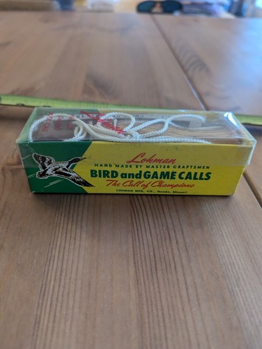 Vintage Lohman Bird Game Calls Box & Instructions No. 300 Duck Call | eBay
