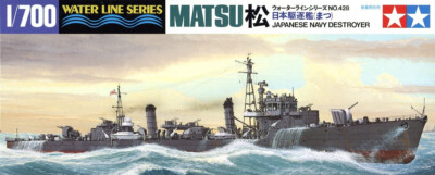 Tamiya 31428 – Destroyer japonais Matsu (1:700) – Maquette plastique ...