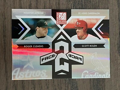 2005 Donruss Elite Face to Face Roger Clemens Scott Rolen #FF-1 /1500 ...