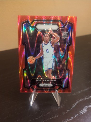 2024 Prizm Draft Picks /225 Rob Dillingham Red Lava | eBay