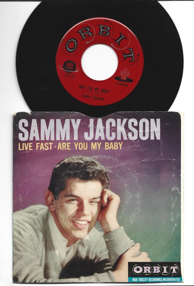 ROCKABILLY TEEN 45 W/ PIC SLEEVE - SAMMY JACKSON -LIVE FAST - HEAR 1959 ...