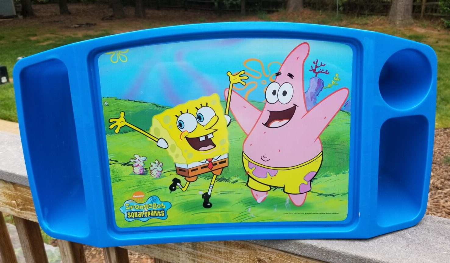 2006 SPONGEBOB SQUAREPANTS & PATRICK PLASTIC LAP DESK~FOOD/ACTIVITY ...