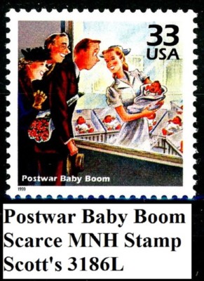 Postwar Baby Boom by Norman Rockwell MNH Stamp Scott's 3186L | eBay