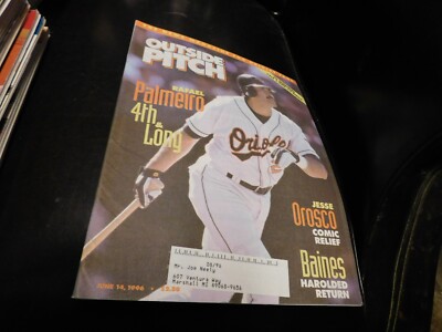 Outside Pitch Magazine Baltimore Orioles June 14 1996 | eBay