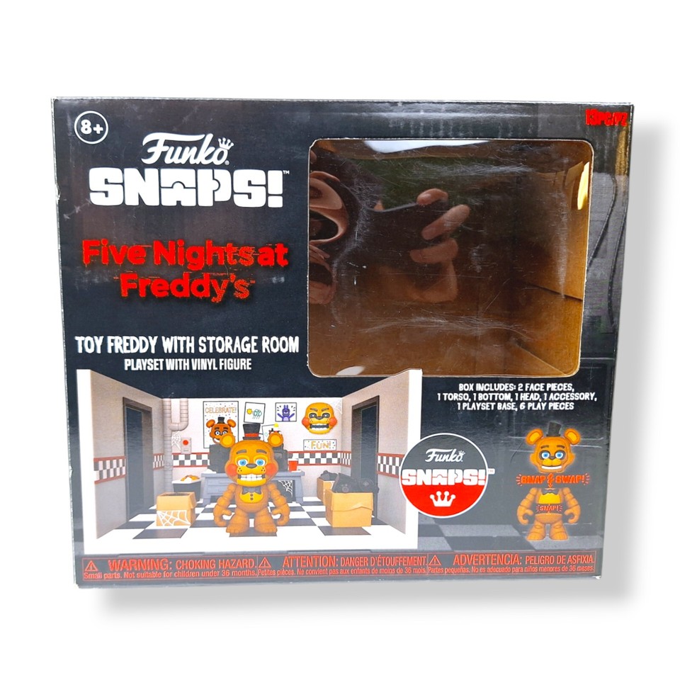 Funko Snaps FNAF Five Nights at Freddy's Toy Freddy With Storage Room ...