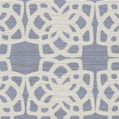 Designtex Lattice Sky Blue and off White Transitional design Upholstery ...