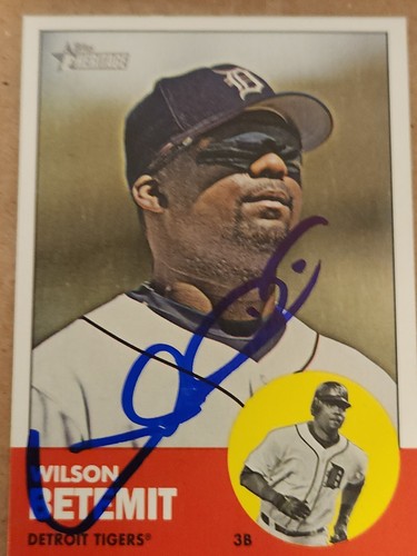Wilson Betemit Signed 2012 Topps Heritage - #425 | eBay