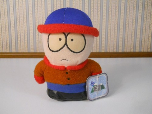 South Park Vintage 1998 plush stuffed weighted Stan 6" doll with Tags ...