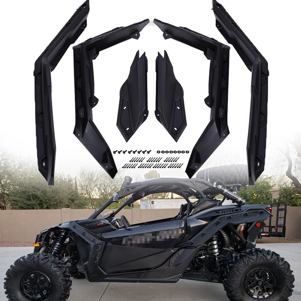 715002973 Super Extended Fender Flares for 2017-2022 Can-Am Maverick X3 ...