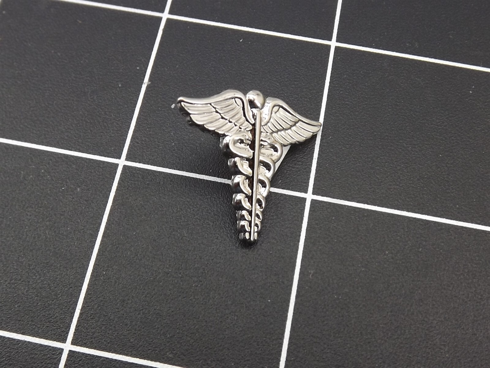 "MEDICAL" Lapel/Hat Pin Caduceus 3/4" Silver Tone -BRAND NEW | eBay