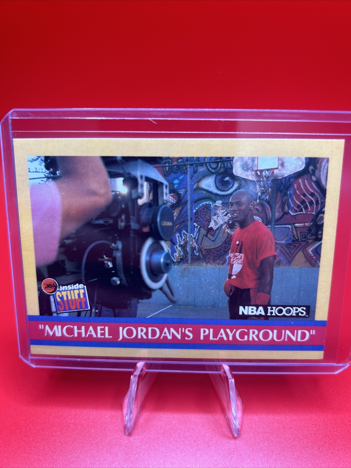Michael Jordan 1990-91 NBA Hoops # 382 Michael Jordans Playground ...