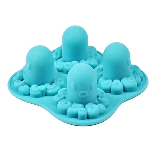 Octopus Shape Silicone Moulds Ice Cube Trays Home Kitchen Ice Maker ...