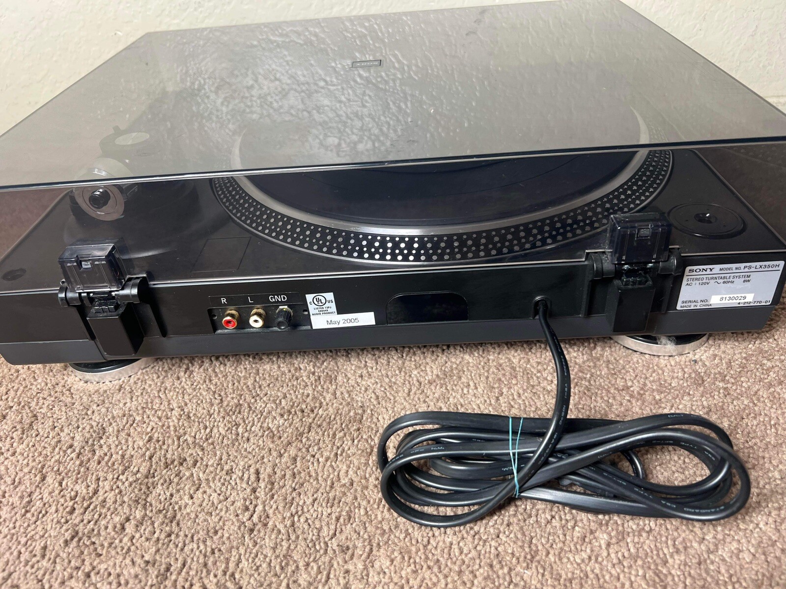 Sony PSLX250H Automatic Turntable - Black | eBay