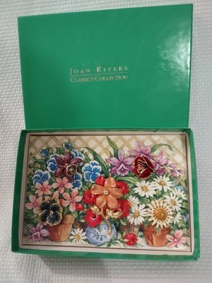 Vintage NOS Joan Rivers Classics Collection Snap Changeable Flower Pins ...