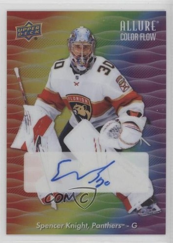 2023-24 Upper Deck Allure - Color Flow Full Rainbow Autographs Spencer ...
