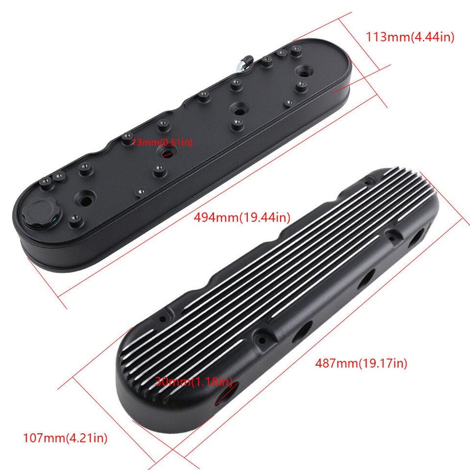 Engine Valve Covers LS Engines for Chevy GM LS1 LS2 LS3 LS6 LS7 5.3 5.7 ...