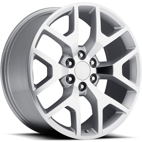 4 Wheels 20" Replica FR 44 20x9 6x127 Silver Machined 27ET 78.1CB ...