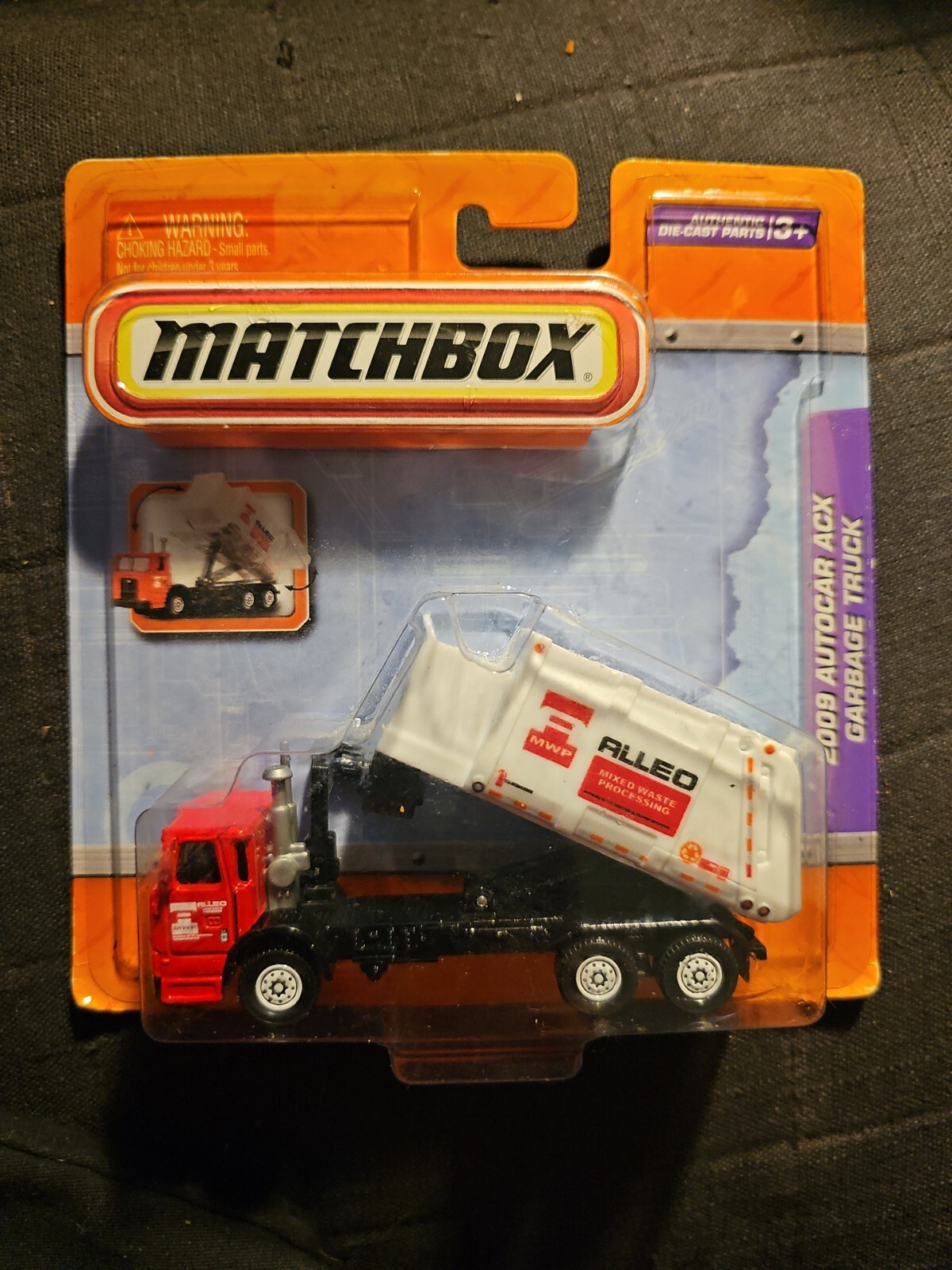 Matchbox Real Working Rigs 2009 Autocar ACX Trash Garbage Truck Alleo ...