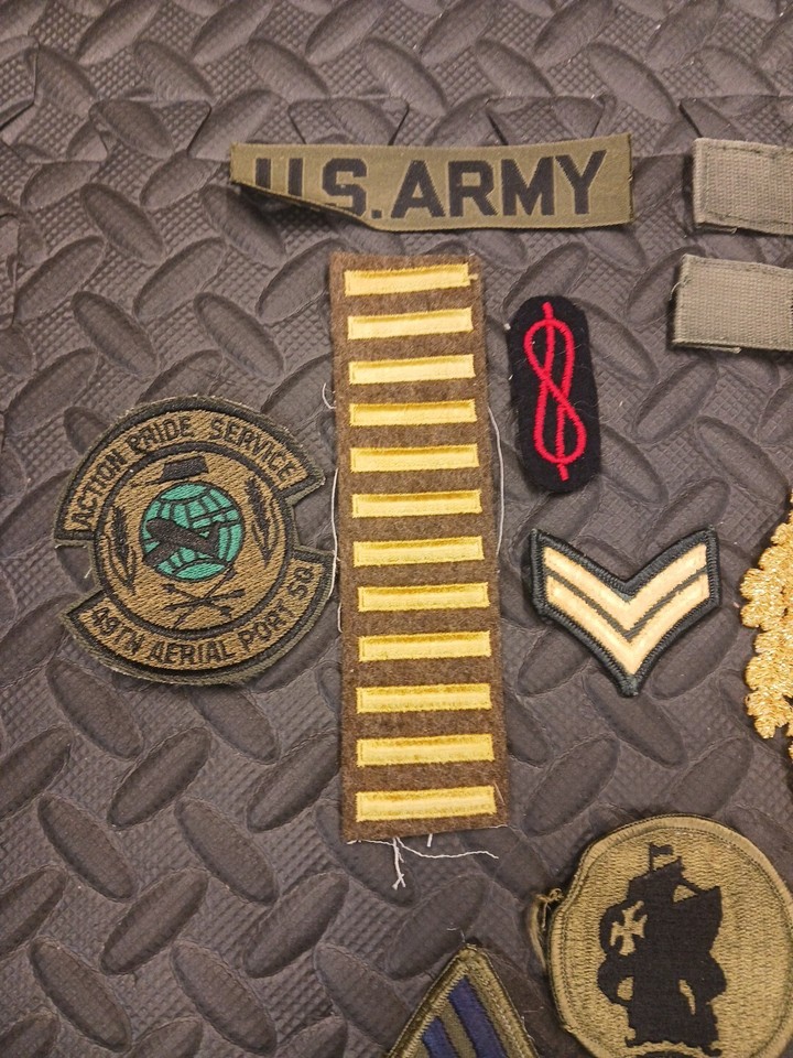 Vintage Military Patches Army Old Antique Military Army Patches ...