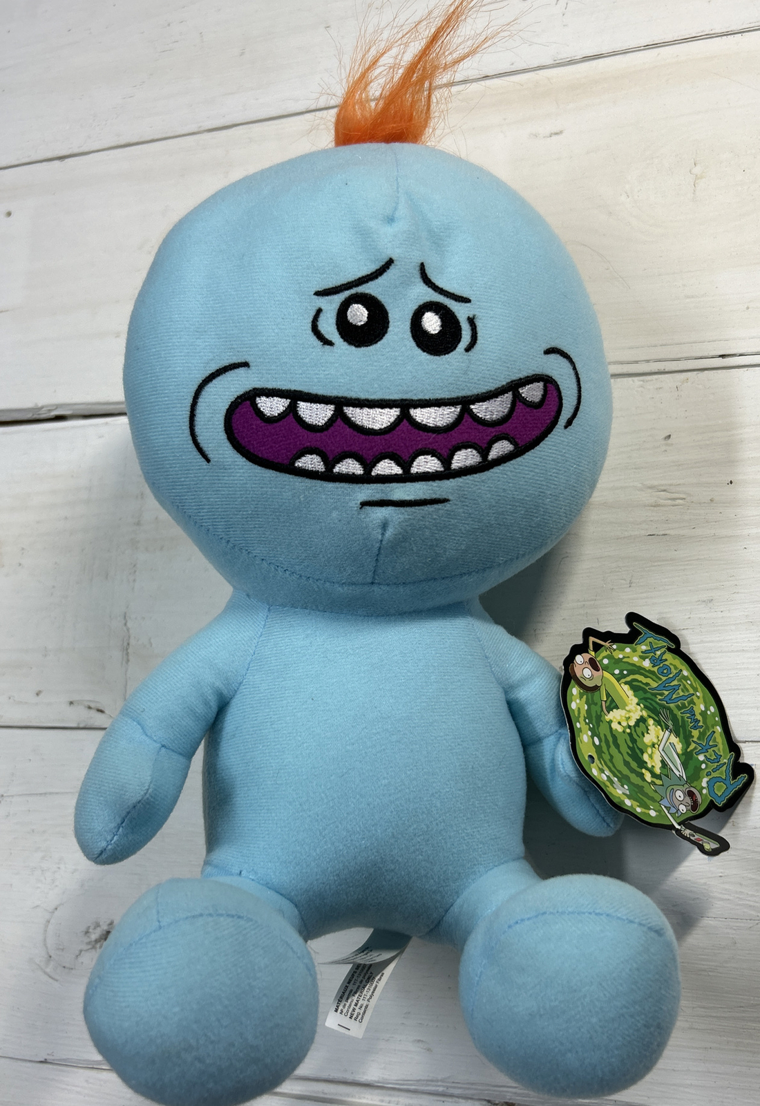 Mr. Meeseeks Plush - From Rick and Morty - 10" - Official License - Toy ...
