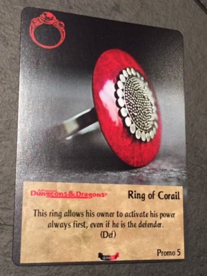 Spellfire - GERMAN Promo 5 - Ring of Corail - D&D - Card Game | eBay.de