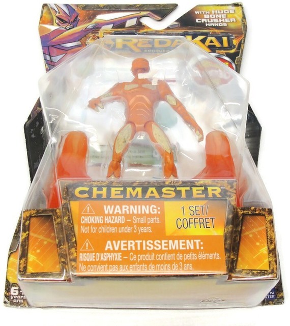 2011 Spin Master Redakai Chemaster Action Figure W/ Blast 3d Card for ...