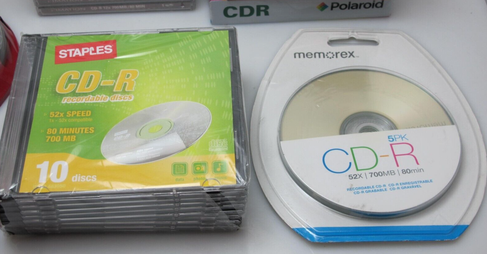 Huge Lot of 150 Mixed CD-R Recordable Music Audio Disc Blank Maxell TDK ...