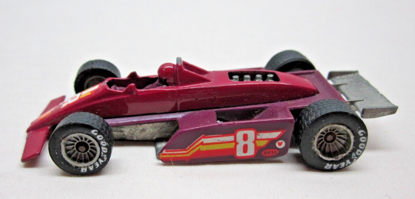 1982 Hot Wheels Indy Car #8 Real Riders Purple - Rare Color | eBay