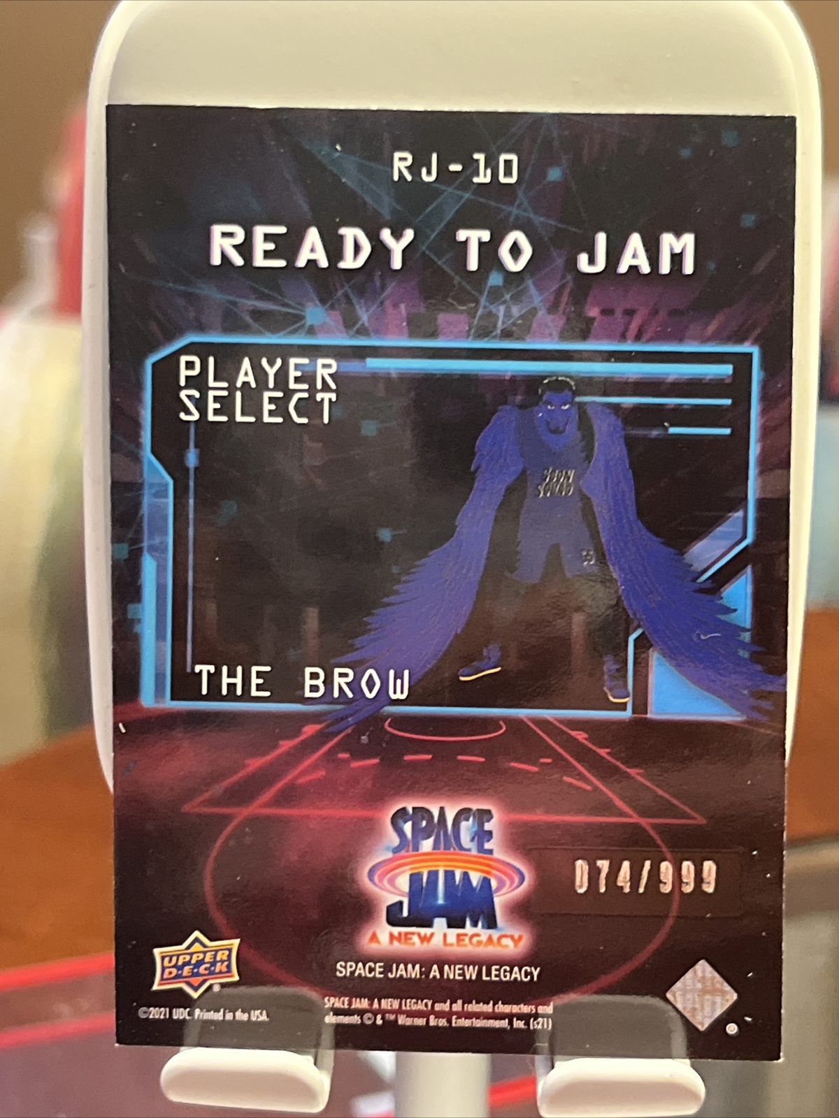 2021 Upper Deck Space Jam Ready to Jam The Brow Red Foil /999 Anthony ...