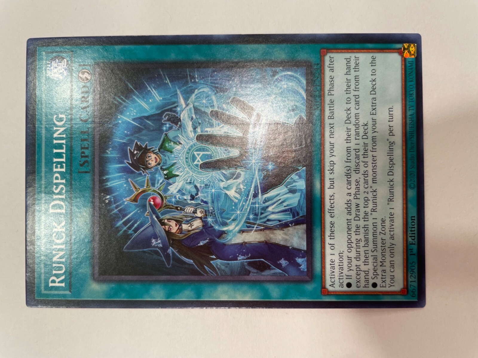 Yu-gi-oh! TCG Runick Dispelling MP23-EN244 Common x3 YUGIOH! SPELL SET ...