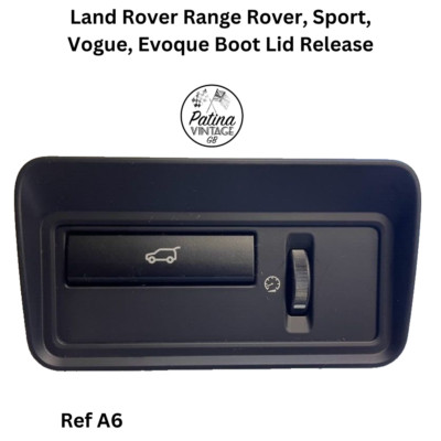 Land Rover Range Rover, Sport, Vogue, Evoque Boot Lid Release Open ...