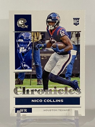 Nico Collins Rookie Card 2021 Panini Chronicles - #35 Houston Texans NM ...