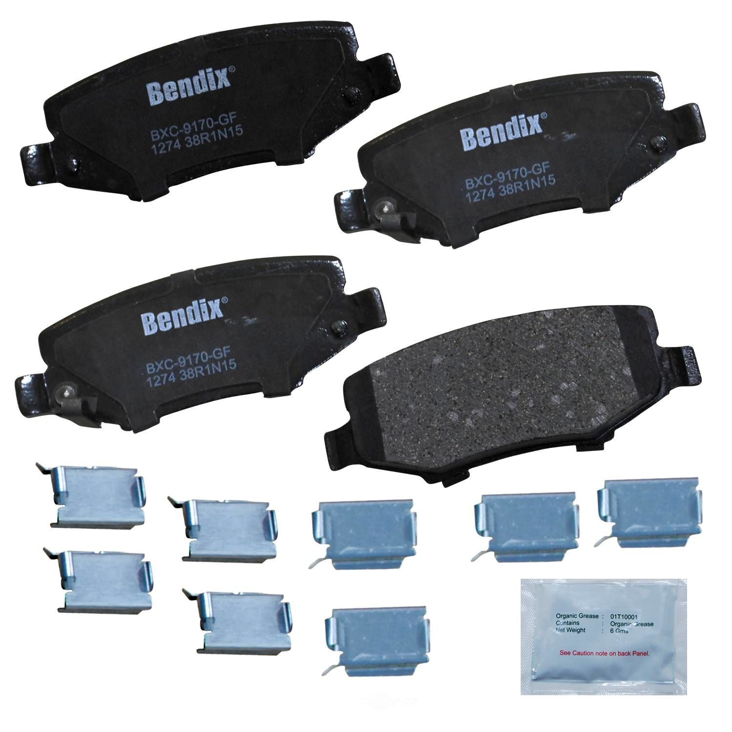 Disc Brake Pad Set-Priority One Ceramic BPR Bendix CFC1274 for sale ...