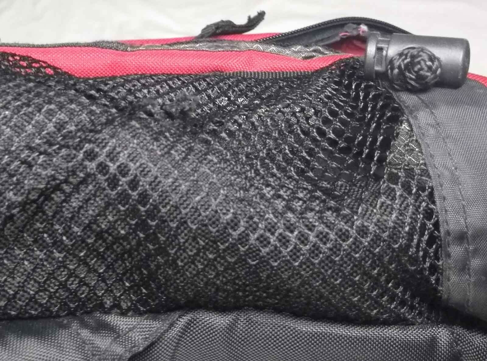 Ridgecrest Performance Travel Gear Backpack Red Black Multipocket ...