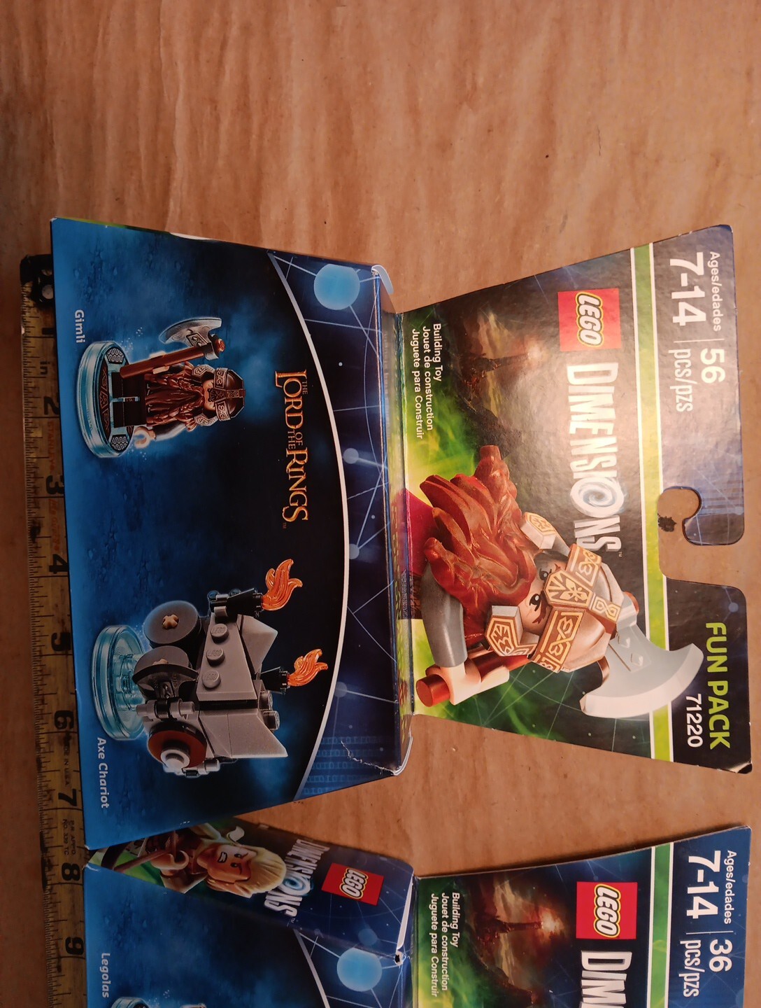 Lego Dimensions 3 Pack Bundle 71219-71218-71220 Fun Packs Lord Of The ...