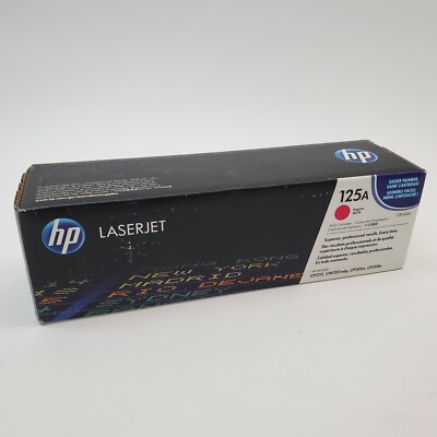 Genuine HP CB543A 125A Magenta Toner Cartridge For CP1215 New Sealed | eBay