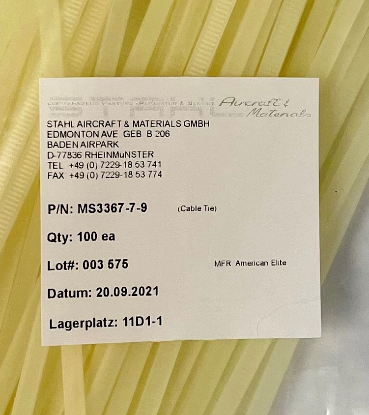 MS3367 Kabelbinder / Cable Ties / strap / Tiedown (1 Packung = 100 ...