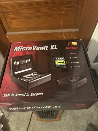 **NEW** GunVault Microvault XL Digital Pistol Safe MV1000 | eBay