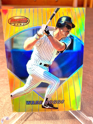 Wade Boggs 1996 Bowman's Best Refractor Card #4 NY Yankees Hall of Fame ...
