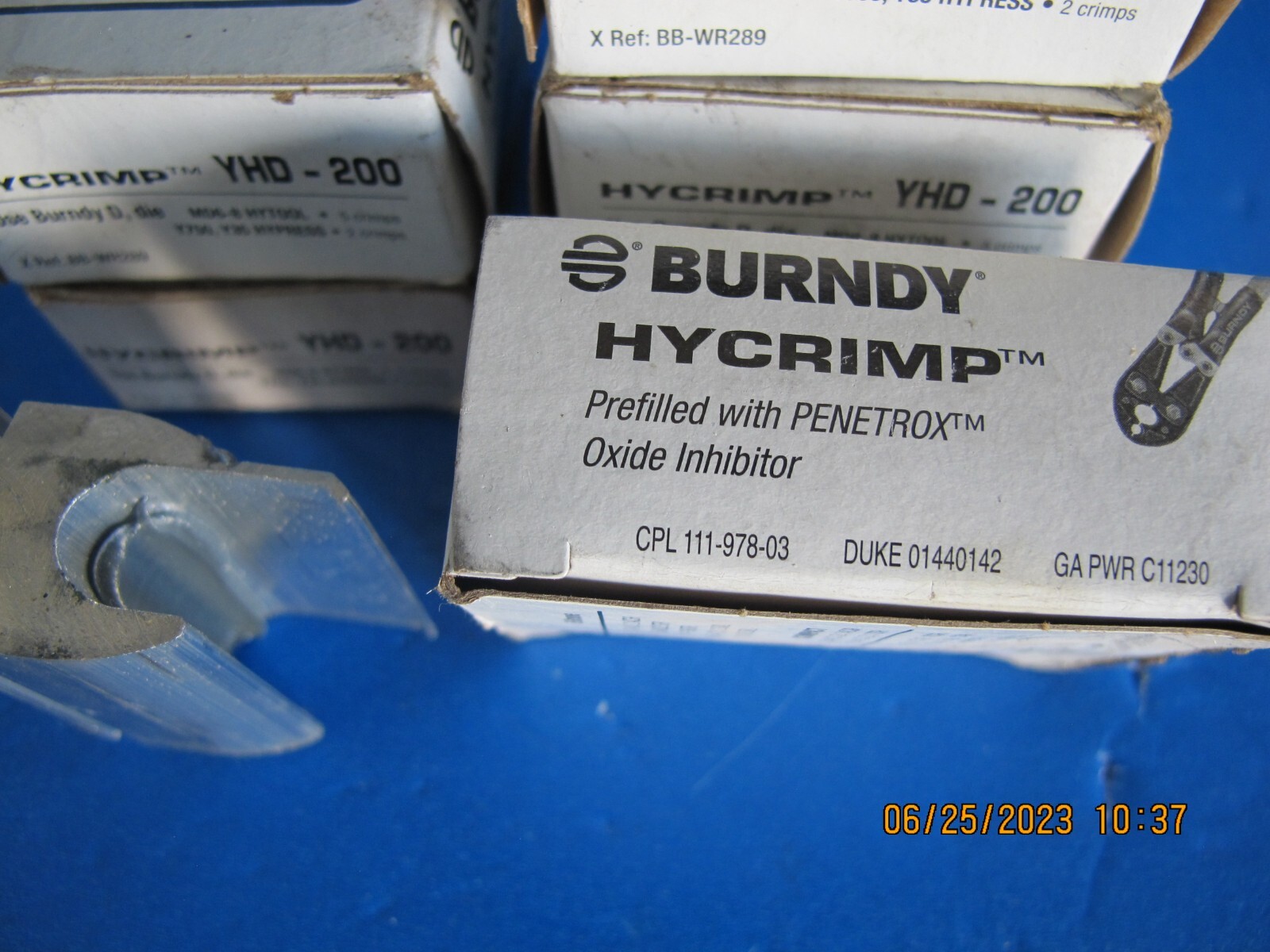 Set of six BURNDY YHD-200 HYCRIMP (QTY 6) | eBay