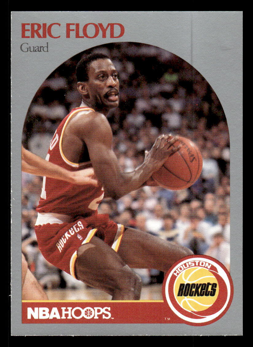 Eric Floyd 1990 Hoops #124 Houston Rockets | eBay