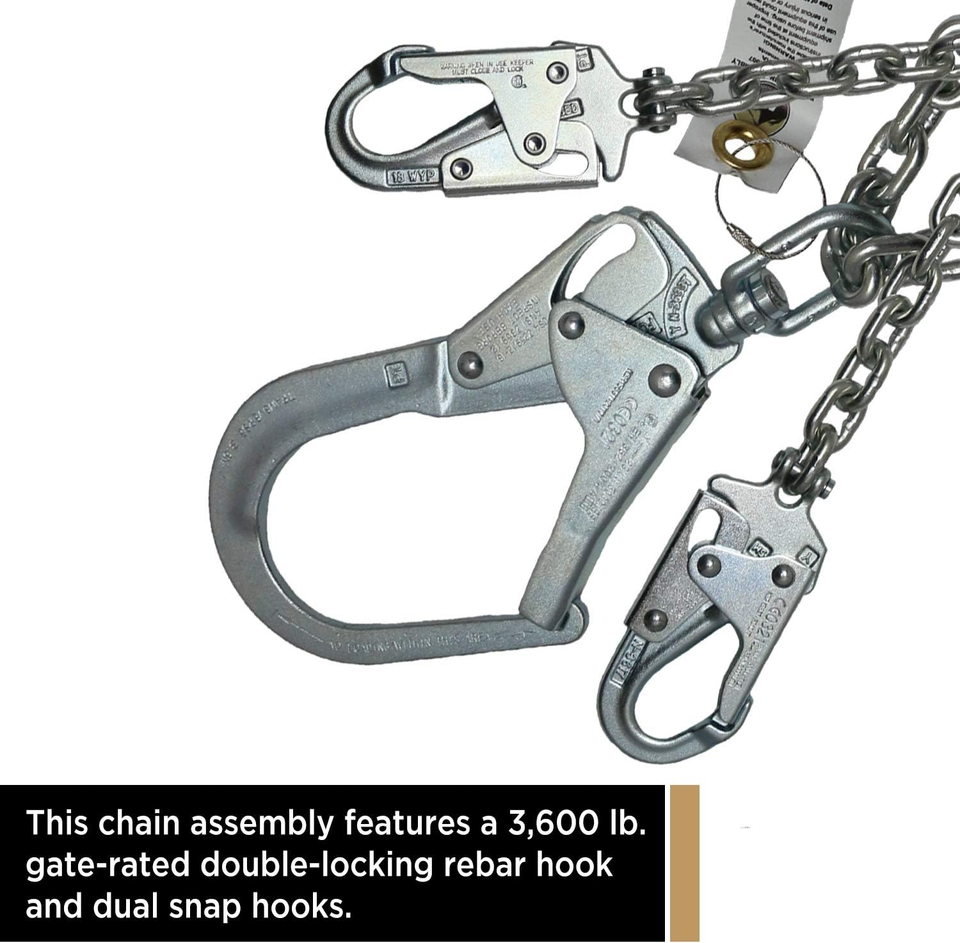 Rebar Positioning Chain Assembly with Swivel Hook (Steel) | eBay