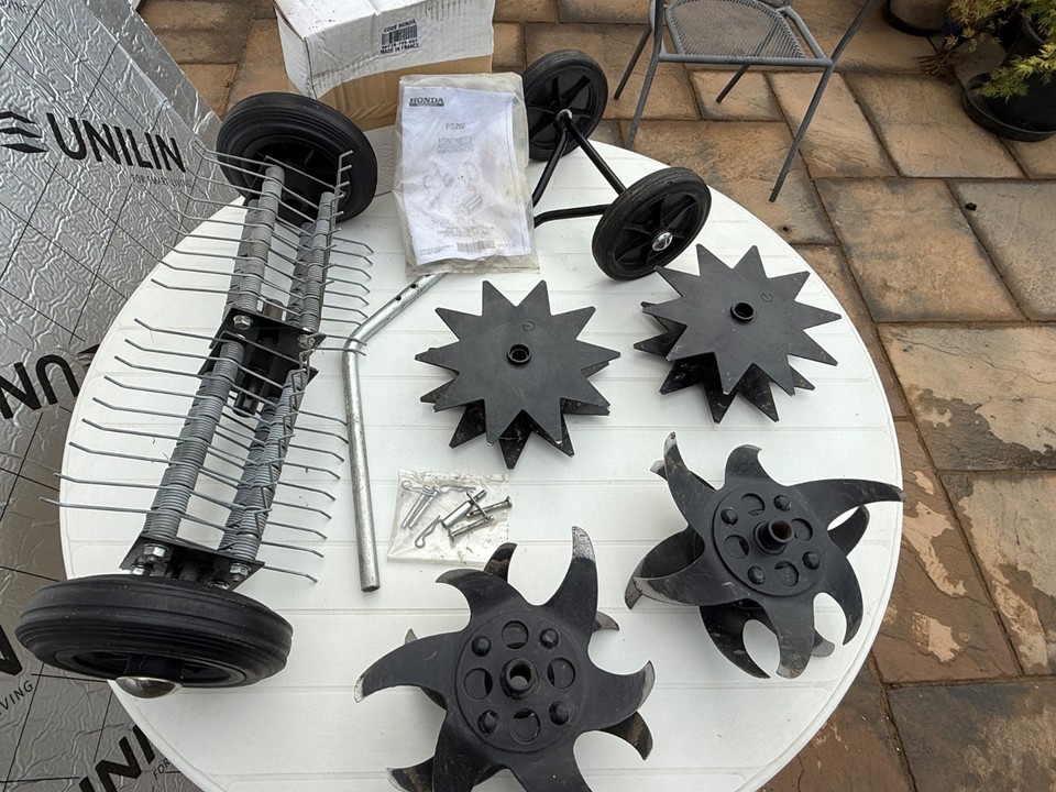 Honda FG201 Tiller Rotavator and Accessories | eBay UK