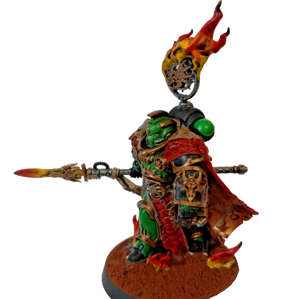 Games Workshop Warhammer 40K: Salamanders - Vulkan He'stan Miniature | eBay