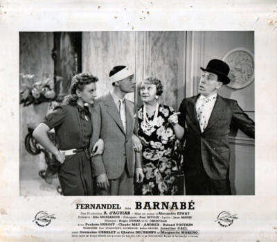 Photo. BARNABÉ (1938) Fernandel, Marguerite Moreno, Andrex, Roland ...
